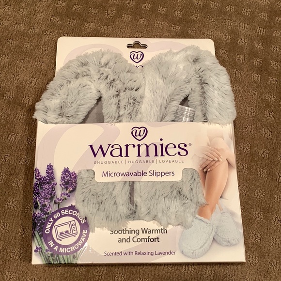 Warmies | Shoes | Nwt Warmies Lavendar Microwavable Slippers | Poshmark